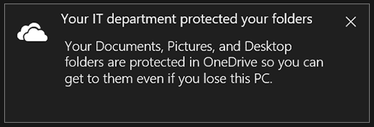 Known Folder Move With OneDrive for Business – EMS Route