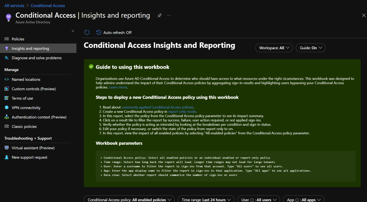 How to analyze Conditional Access Policies with ‘Report Only’ Mode ...