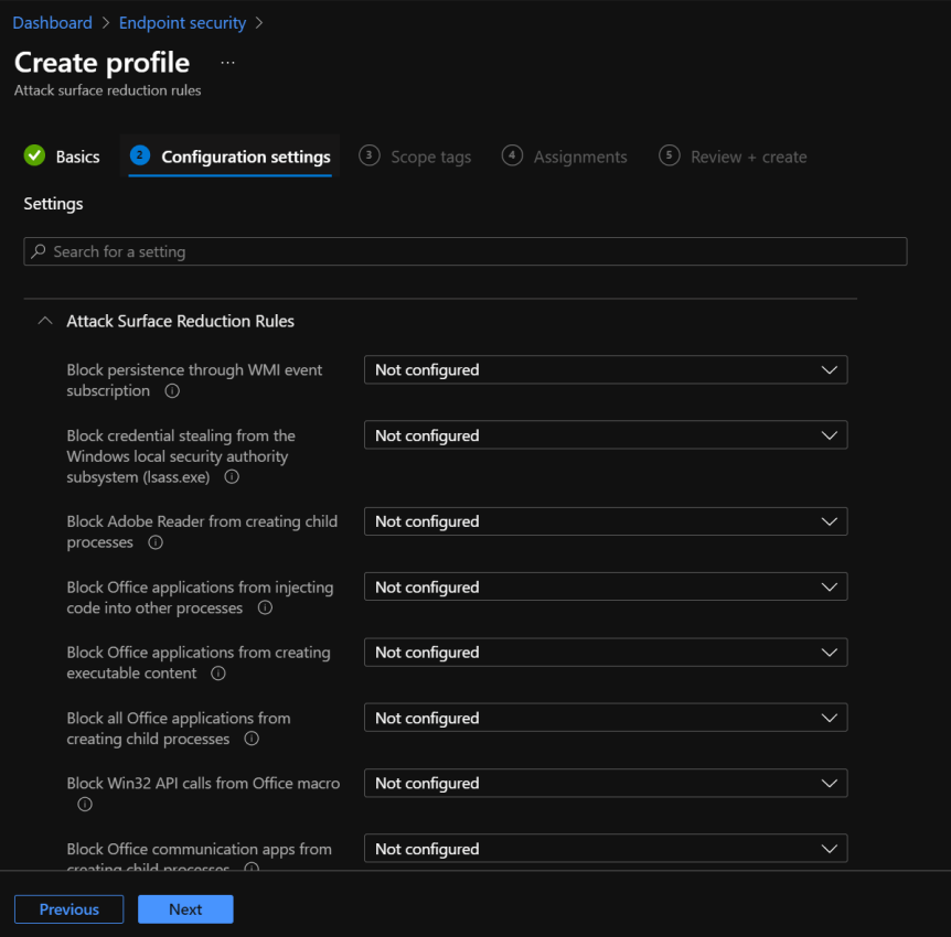 How to Configure Attack Surface Reduction (ASR) Rules using MEM – EMS Route