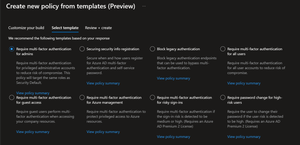 Azure AD Conditional Access Policies 101 – EMS Route