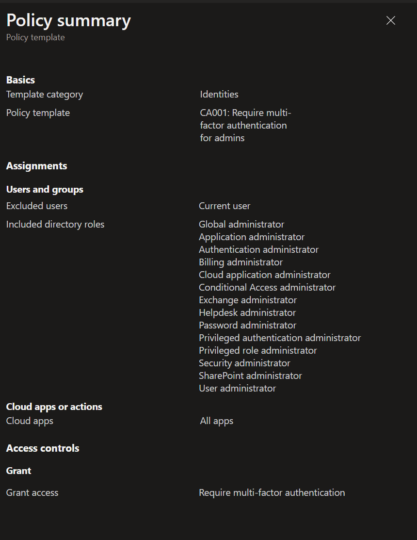 Azure AD Conditional Access Policies 101 – EMS Route