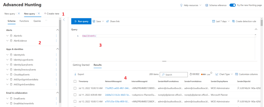 Microsoft 365 Defender – Advanced Threat Hunting Basics – EMS Route