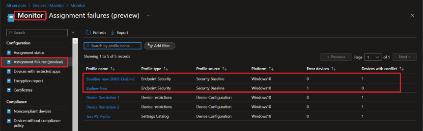 Device Hardening with Intune Security Baseline for Windows Policy – EMS Route