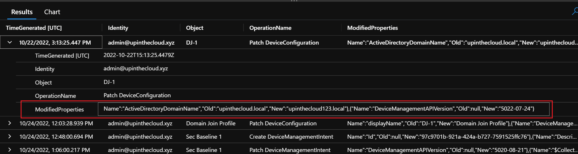 Microsoft Intune Audit Logs Hunting With KQL – EMS Route