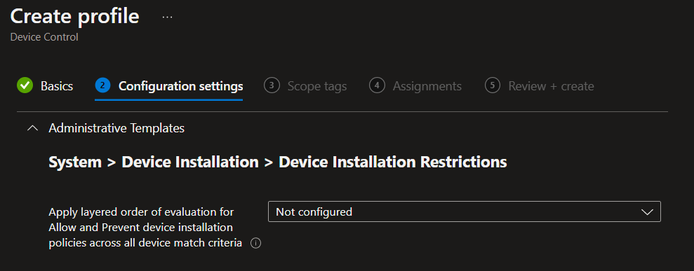 New and Updated Microsoft Intune Device Control Policy Settings – EMS Route