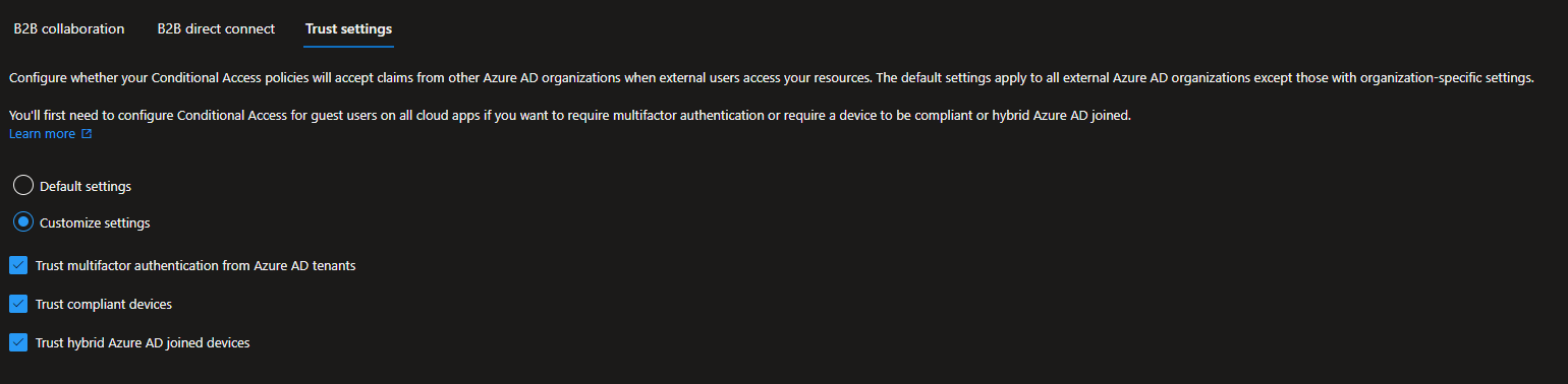 Azure AD Cross-Tenant Access with B2B Direct Connect – EMS Route