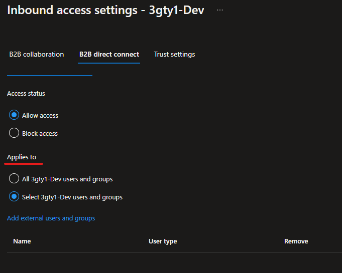 Azure AD Cross-Tenant Access with B2B Direct Connect – EMS Route