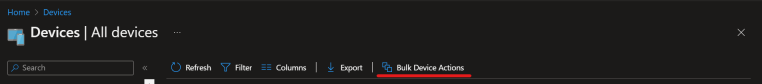 Microsoft Intune Bulk Device Actions – EMS Route