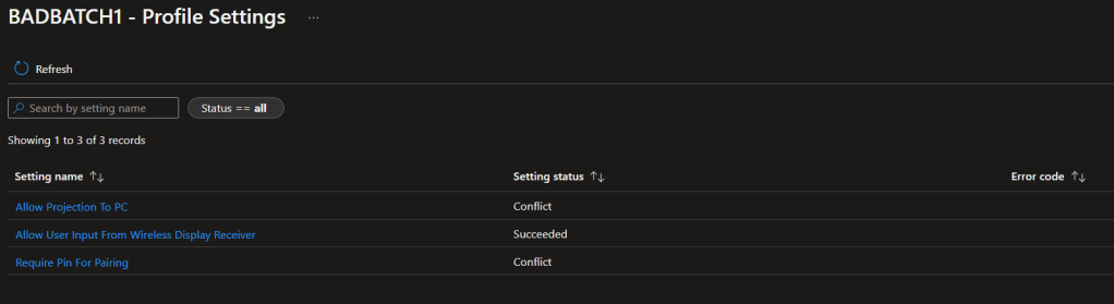 Intune Policy Conflicts – EMS Route