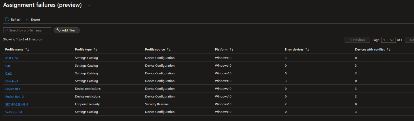 Intune Policy Conflicts – EMS Route