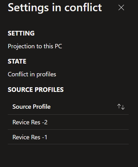 Intune Policy Conflicts – EMS Route