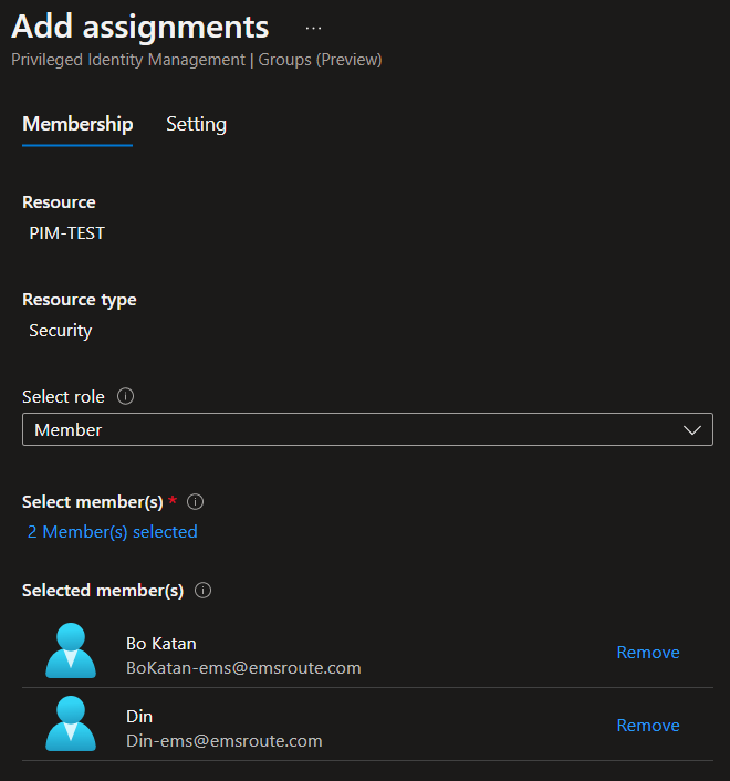 4 Steps to Configure Azure AD PIM for Groups – EMS Route