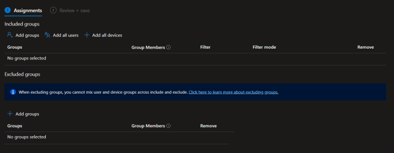 Intune Policy Assignment Basics – EMS Route