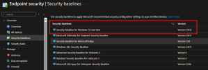 How to Change Intune Security Baseline Policy to Version 24H2? – EMS Route