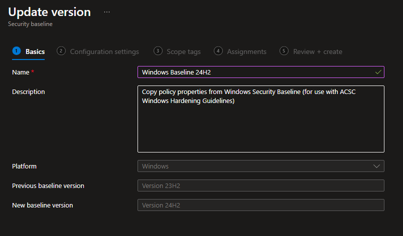 How to Change Intune Security Baseline Policy to Version 24H2? – EMS Route