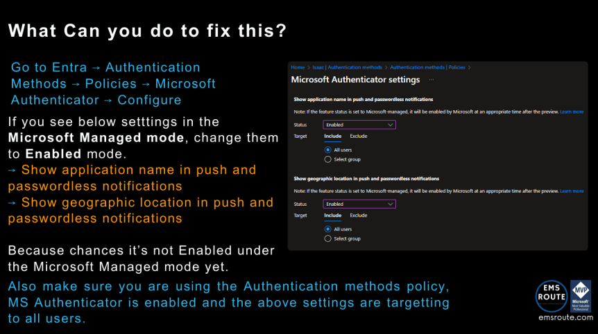 Simple But a Powerful Entra Setting to Make MFA Prompts User Friendly ...